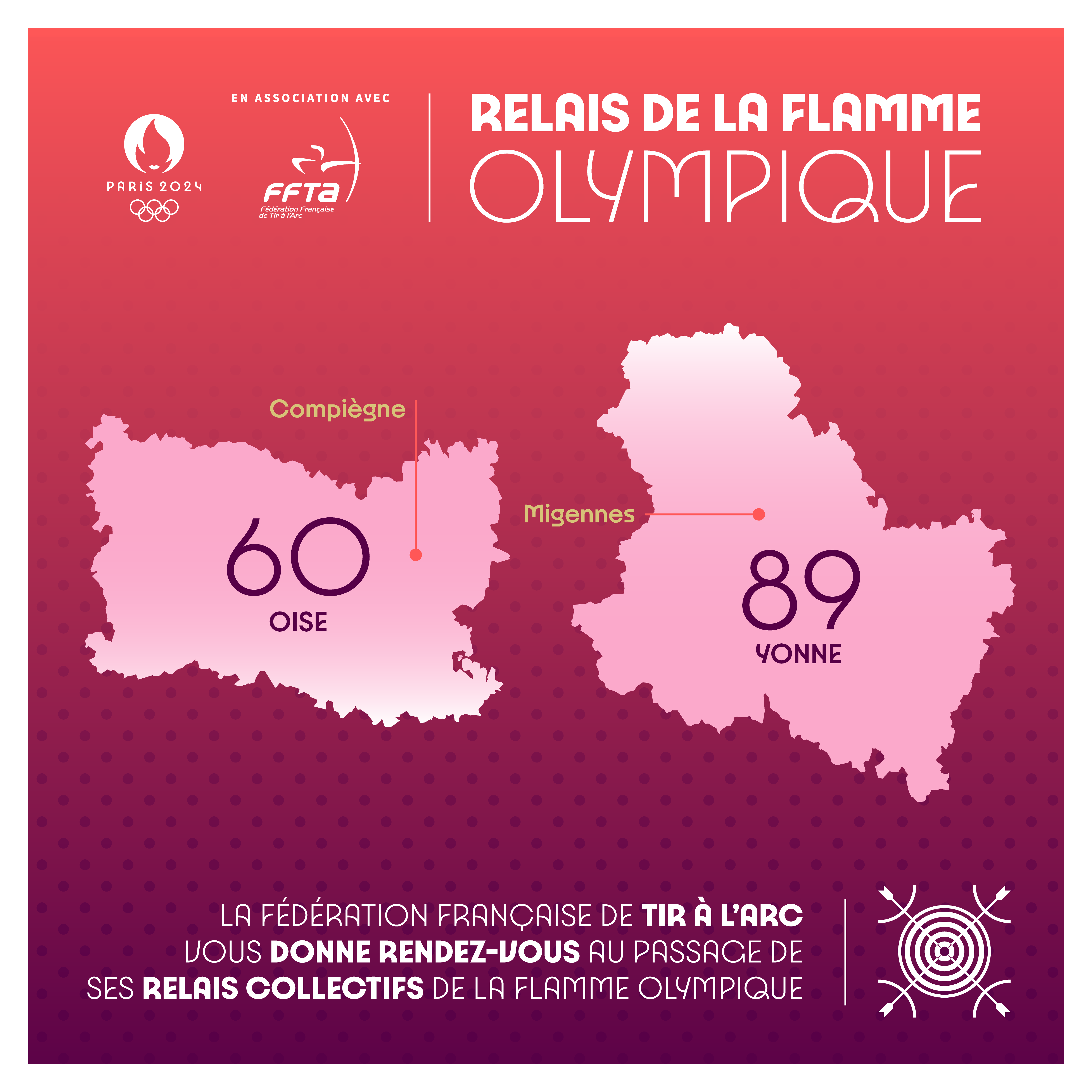 Le tir à l'arc à Compiègne et Migennes pour le relais collectif de la ...