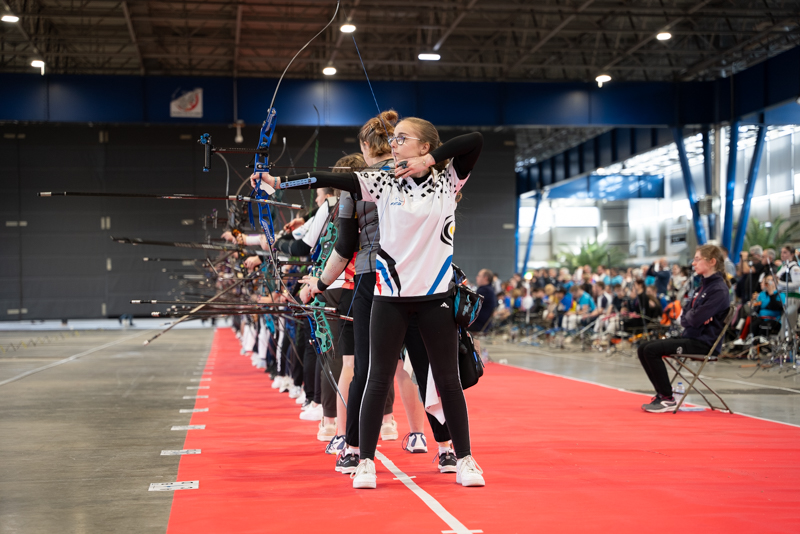Premier jour de compétition pour les U18 en arc classique à Grenoble ...