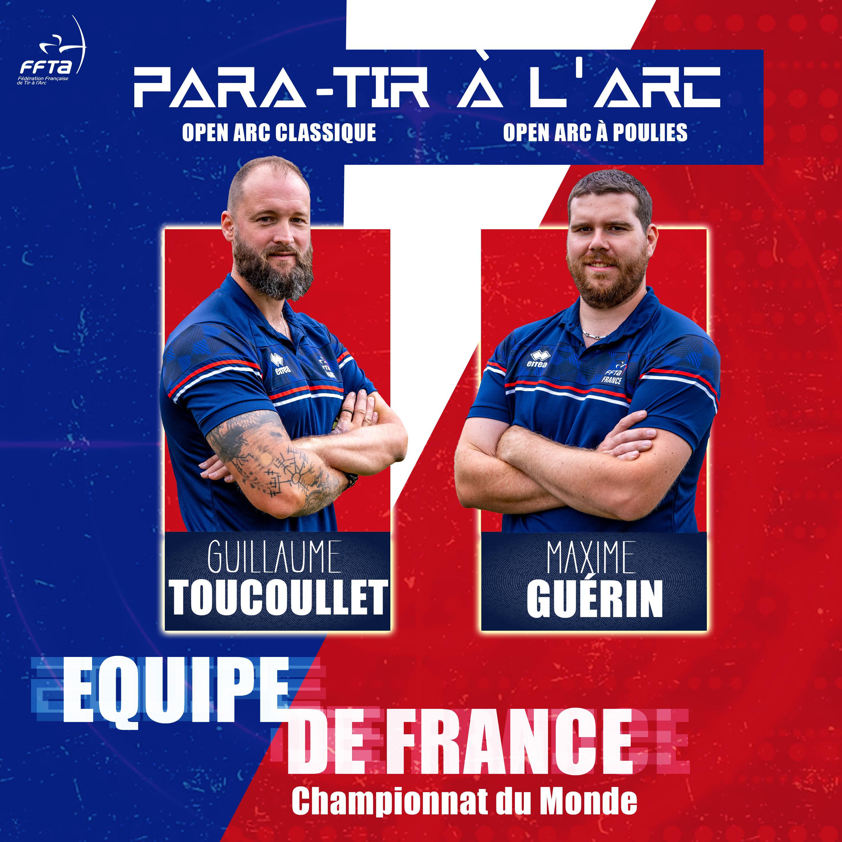 Guillaume Toucoullet et Maxime Guérin retenus pour le championnat du ...